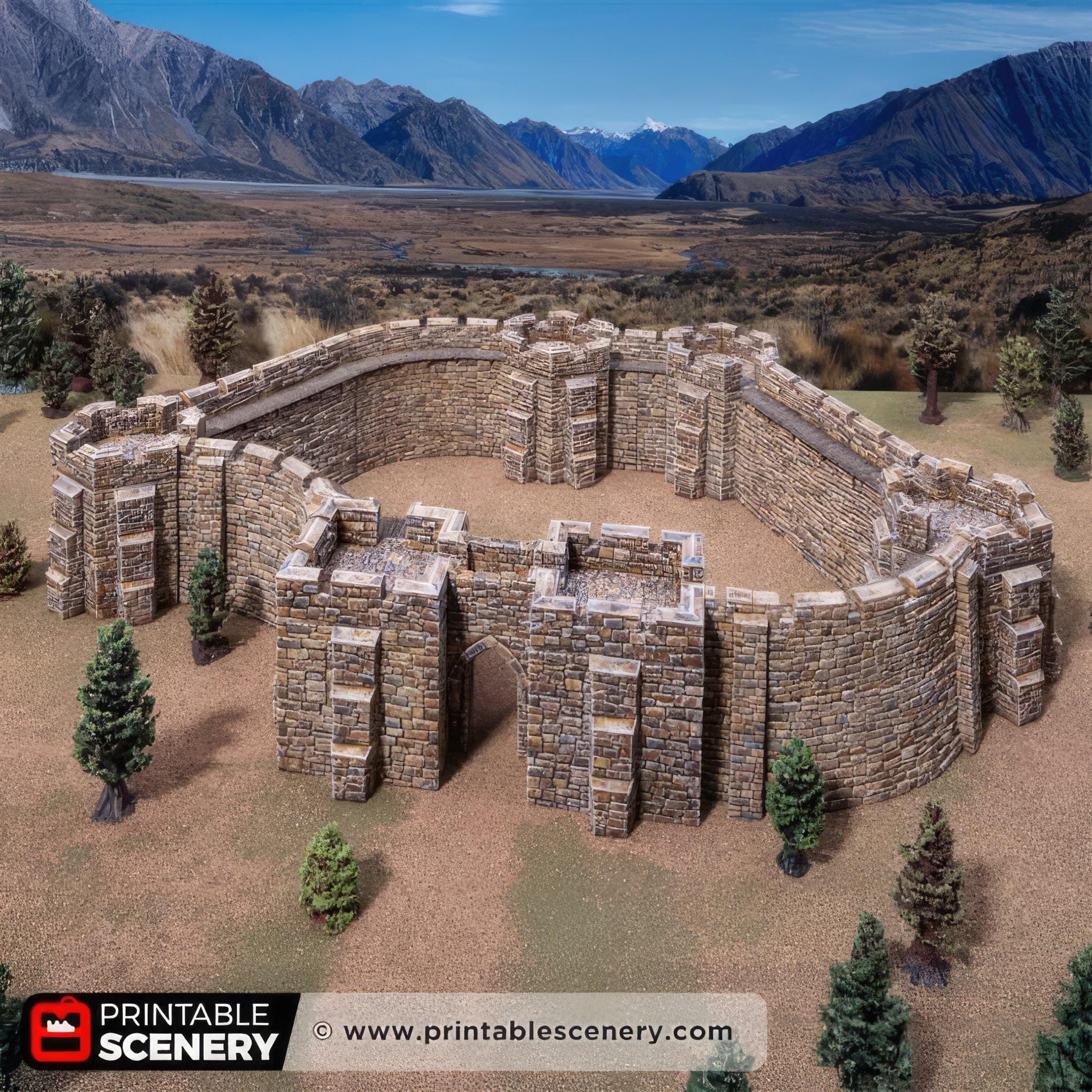 Castle Battlements – Smiley Badgers